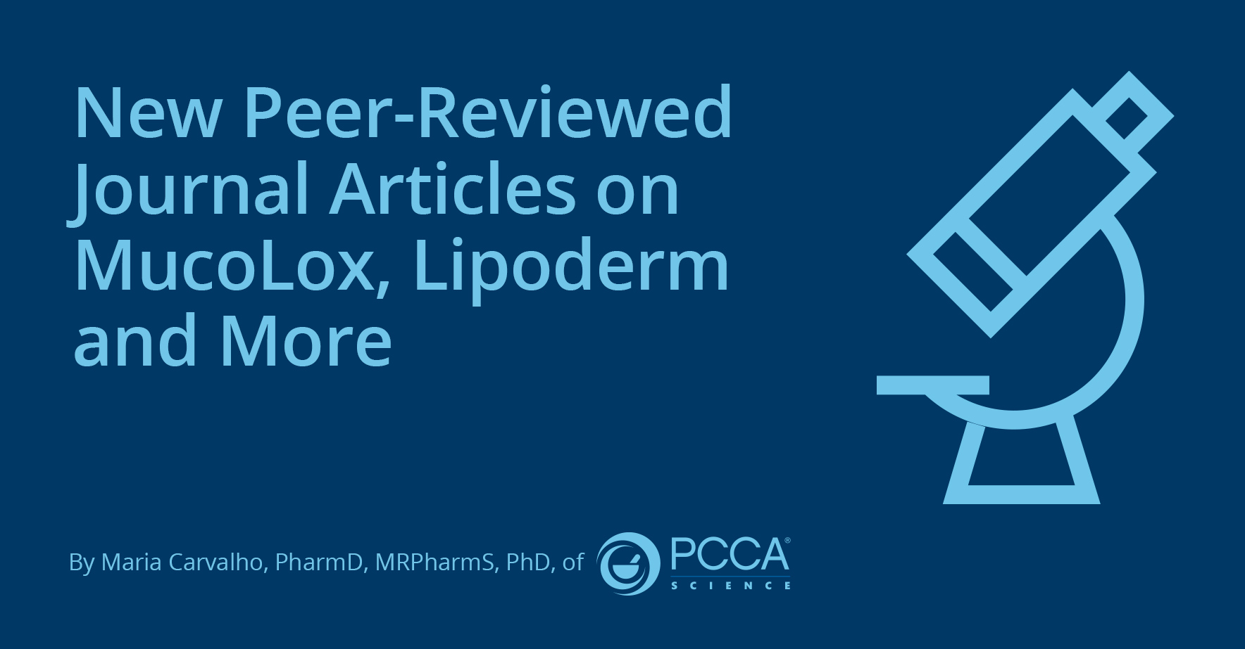 THE PCCA BLOG New Peer Reviewed Journal Articles On MucoLox Li the-pcca-blog-new-peer-reviewed-journal-articles-on-mucolox-li